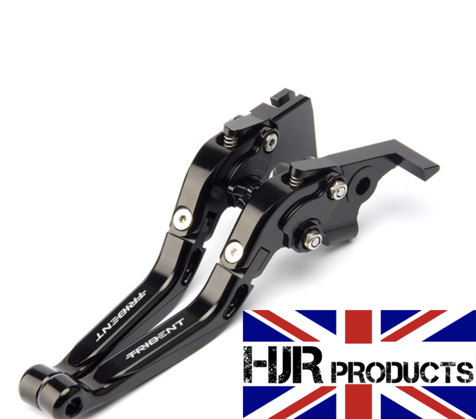 Black Adjustable Clutch & Brake Levers – Triumph Trident - HJR Products